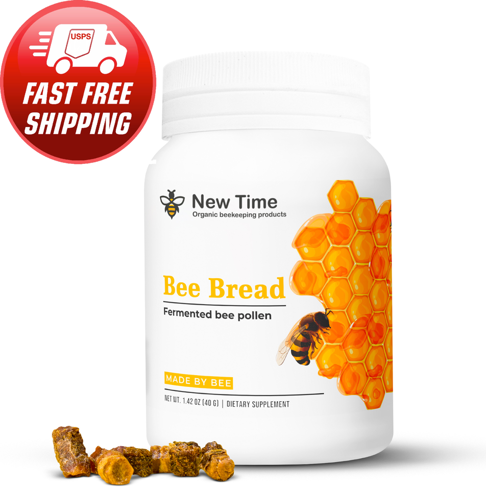 Bee Bread Pastilles Perga Pure Fermented Pollen Organic Supplement 1 ...