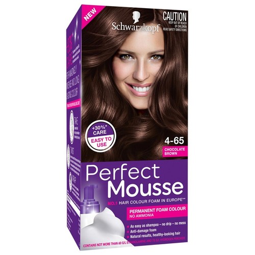 PERFECT MOUSSE 4-65 CHOC BROWN SCHWARZKOPF CHOCOLATE HAIR COLOUR ...