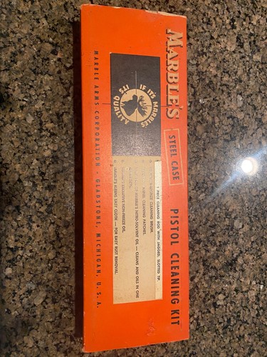Vintage Marbles Pistol Gun Cleaning Kit, Superb Condition Tin with ...
