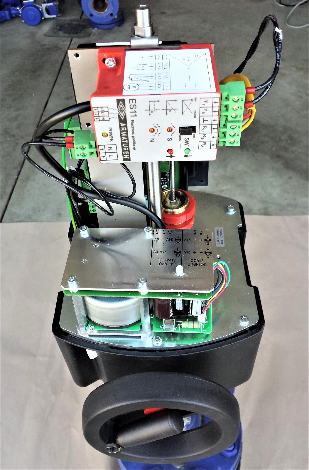 ARI-STEVI 450 4" DN100 3-way Mixing Globe Valve w/ ARI-PREMIO 12,0 kN ...