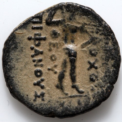 Ancient Greek coin AE, Antiochos IV Epiphanes, Seleukid Kingdom, 175 ...