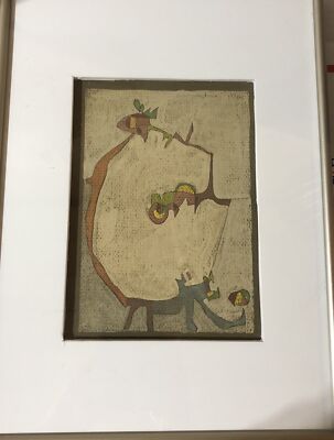 MATT BAUMGARDNER (1955-2018) Abstract Colored Gouache ‘Circus Dog ...