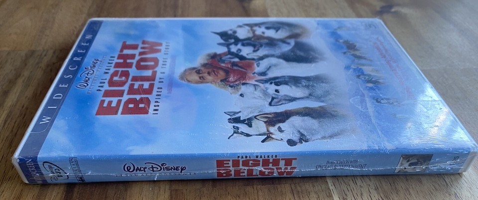 (SEALED) Eight Below, Widescreen Edition, Disney, Paul Walker, PG (DVD ...