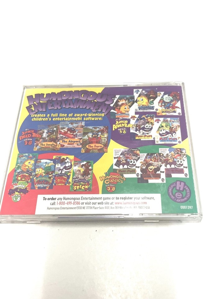 Putt-Putt Travels Through Time Computer Game Windows PC Mac CD-ROM 1997 ...