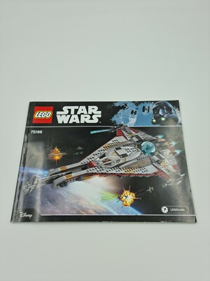 Lego Star Wars the arrow head 75186 INSTRUCTIONS ONLY NEW (G3) | eBay UK