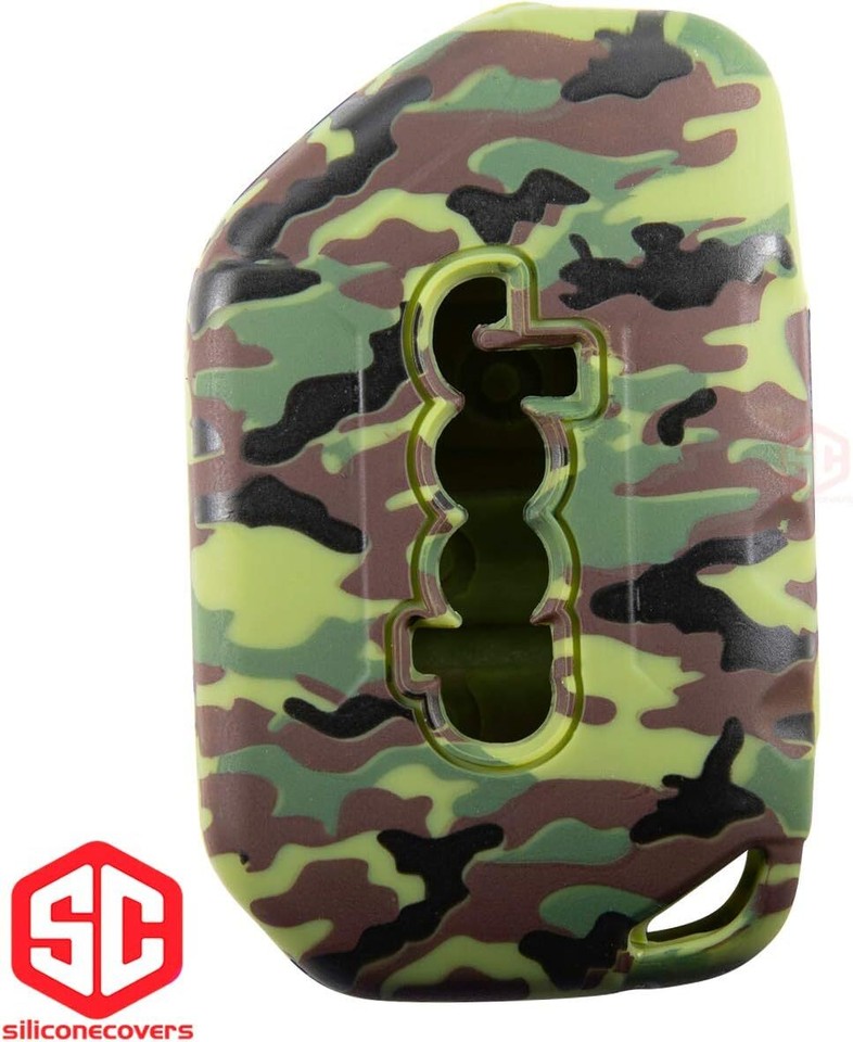 2x New Key Fob Remote Fobik 3 Buttons Silicone Cover Fit/For Green ...