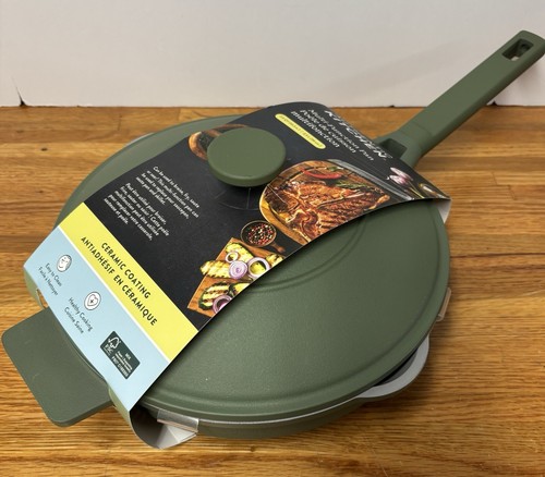 Authentic kitchen Ceramic Nonstick 10.3” Multi-function Skillet Frying ...