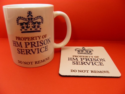Coffee Mug and Coaster -HM Prison service - your design or ours | eBay ...