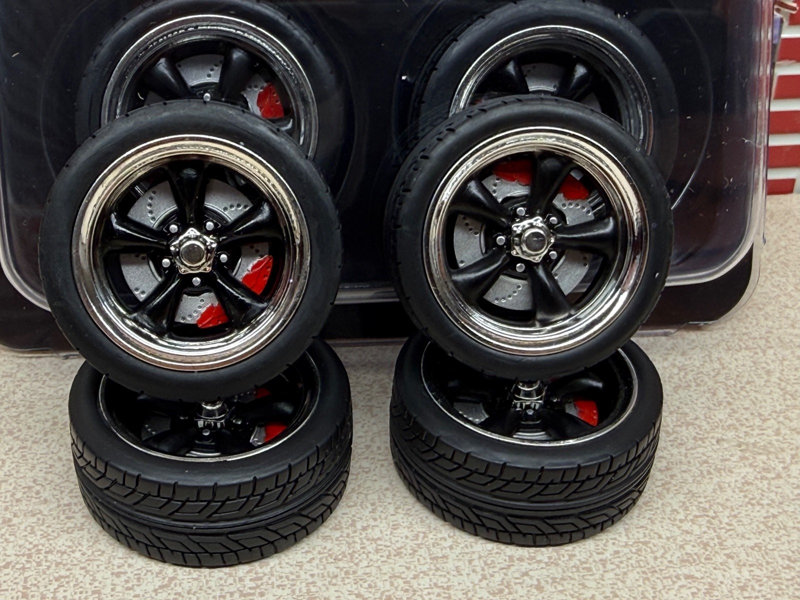 1/18 ACME Torque Thrust Wheel & Tire Set From Red Eye Chevelle ...