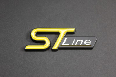 St Line Yellow Black Car Badge Emblem Sticker Decal for Ford Focus Puma ...