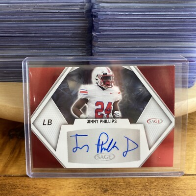 2023 SAGE High Series Auto Red Jimmy Phillips Jr Jimmy Phillips #A-JP2 ...