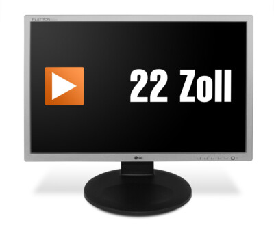 22 Zoll HD+ Monitor - LG Flatron E2210 - TFT Flachbildschirm VGA DVI ...