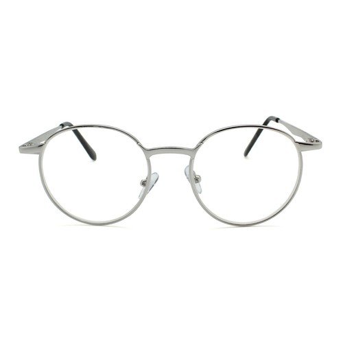 Premium metal frame reading glasses retro vintage round wire rimmed ...
