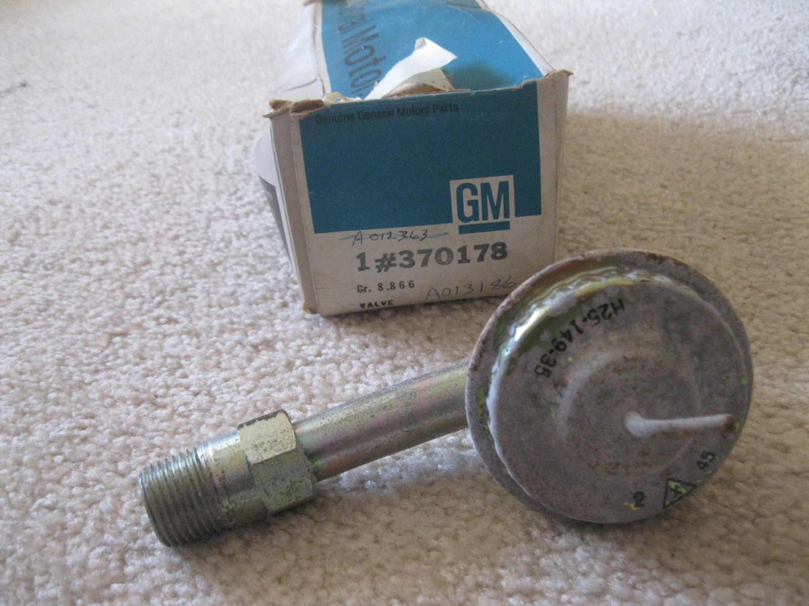 Water Control Valve 1976 - 1980 Chevy Buick Pontiac GM NOS 370178 1977 ...