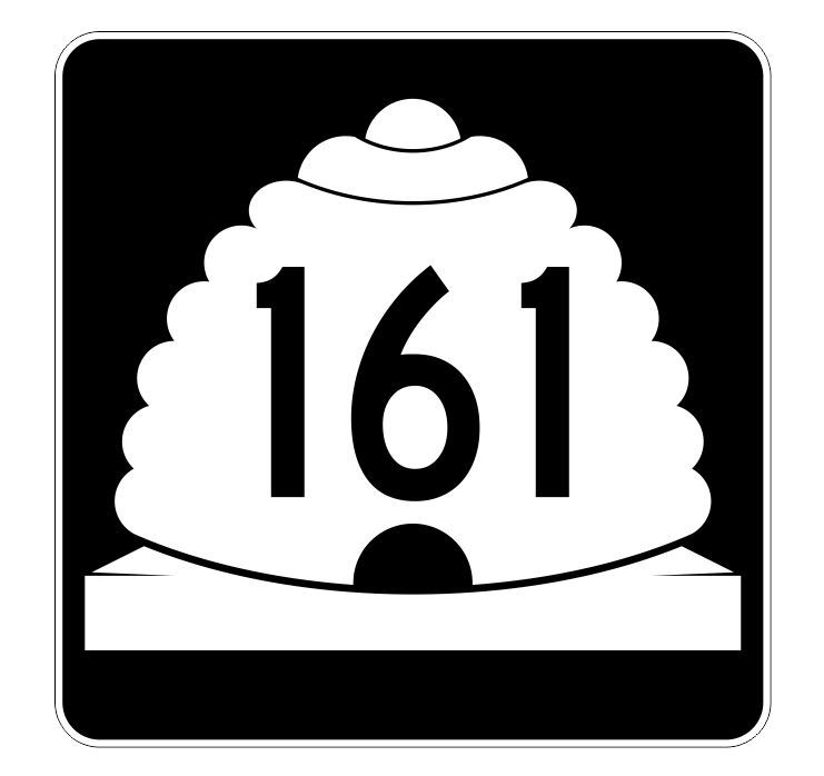 Utah State Highway 161 Sticker Decal R5483 Highway Route Sign | eBay