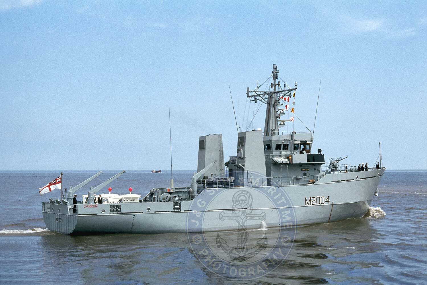 RN River-Class Minesweeper HMS CARRON M2004 At Gt Yarmouth 6X4 (10X15 ...