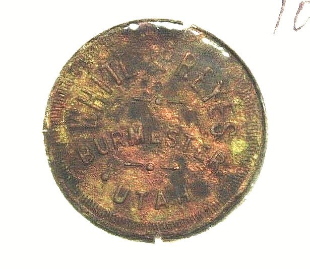 Burmester Utah White & Reyes Burmester Utah Brass 21mm Token | eBay