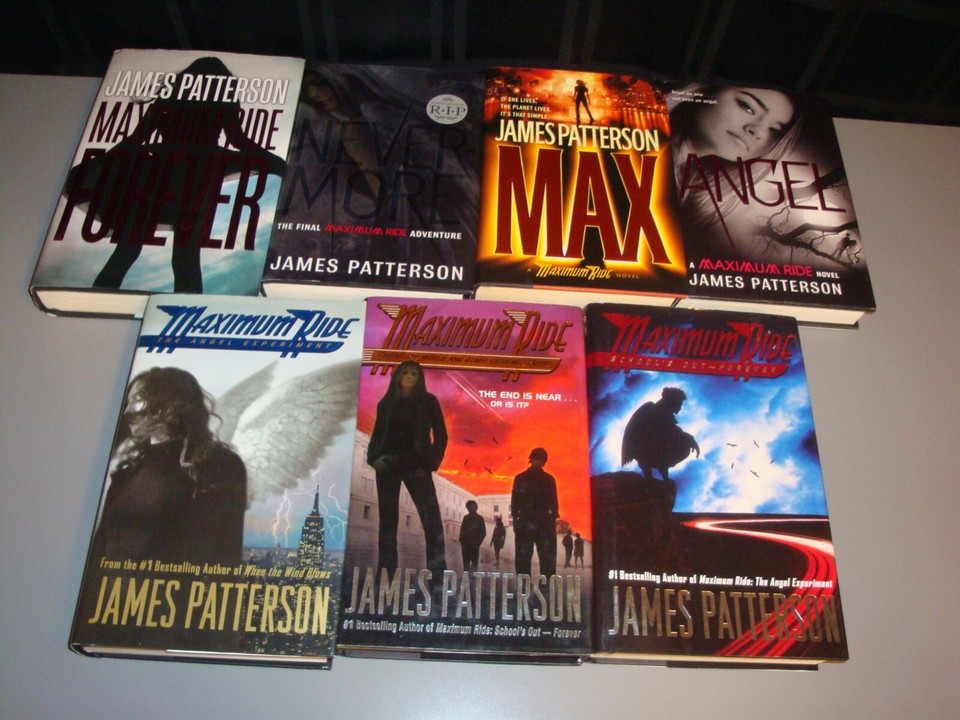 Maximum Ride Series 9 Hardcover Book Lot Teen YA Homeschool Teacher AR ...