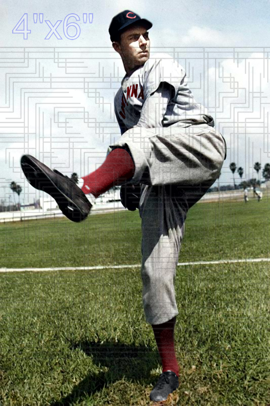 Walker Cress - 1948 Cincinnati Reds - choose a style - colorized print ...