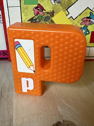 Vintage Tyco Sesame Street Jumbo Alphabet Replacement Letter "P" , Jim ...