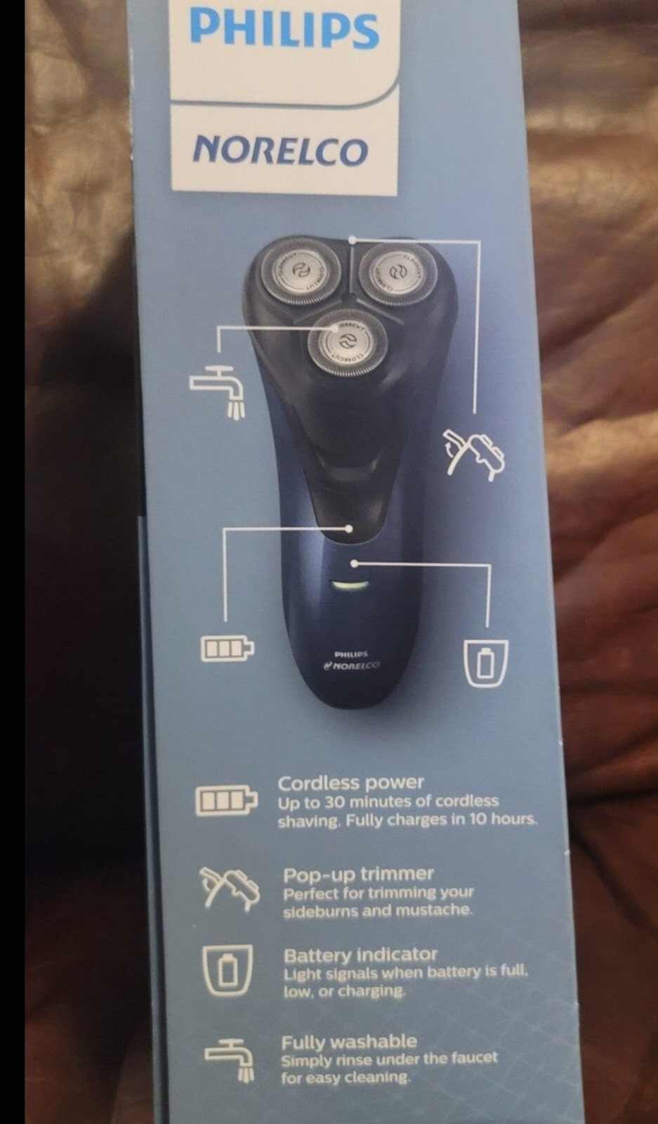 Philips Norelco Electric Razor XL shaver corded /cordless built in ...
