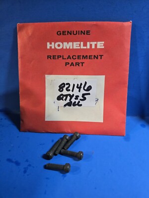Qty 5) Homelite 82146 Screw 82146 UP03887 Homelite 250 252 300 CS40 ...