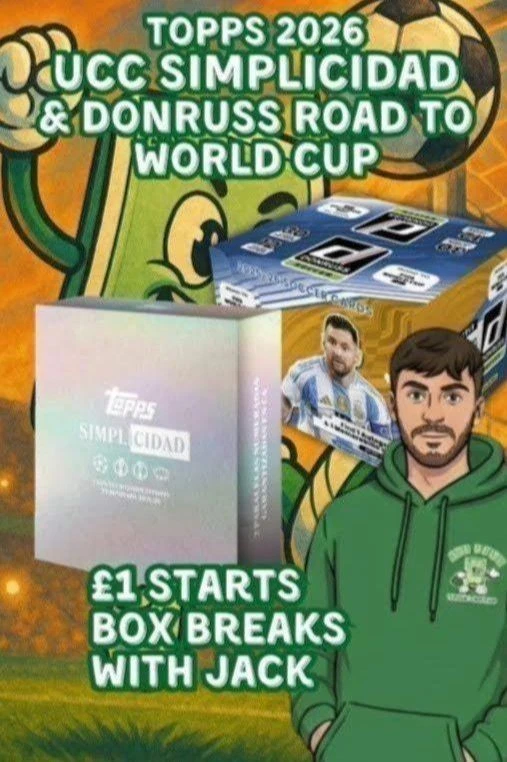 SIMPLICIDAD, DONRUSS WORLD CUP & UCC CHROME - £1 STARTS WITH JACK ...