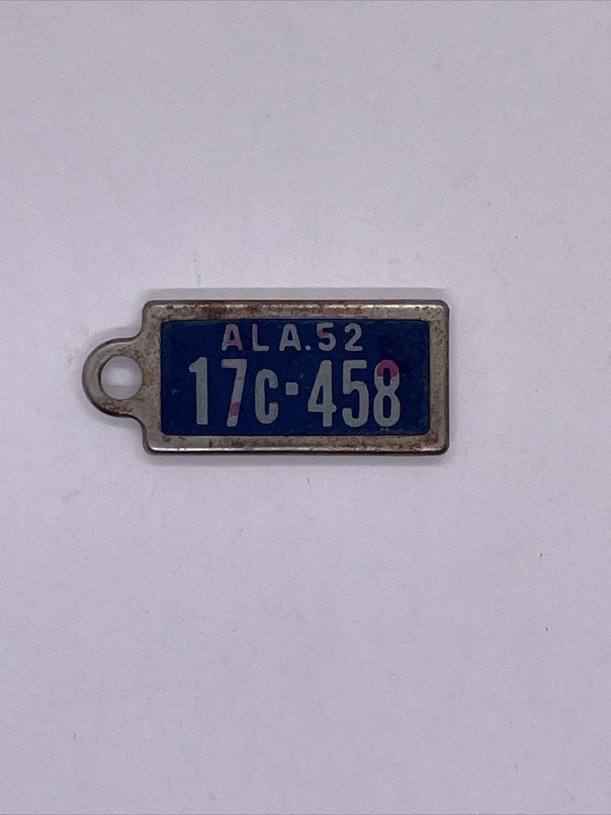 Vintage Postal Key Tag Disabled Veteran ALA.52 17c-458 Small, Alabama ...