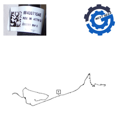 New OEM Mopar Front Left Air Line Assembly 2022-2023 Grand Cherokee ...