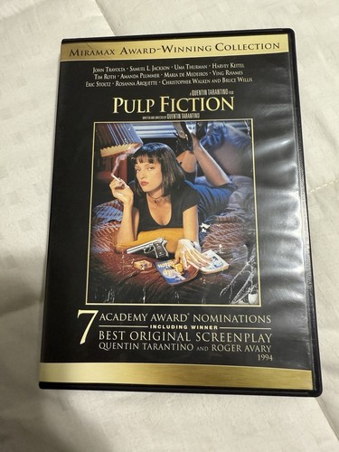 Pulp Fiction DVD 2 Disc Set Miramax Award Winning Collection Quentin ...