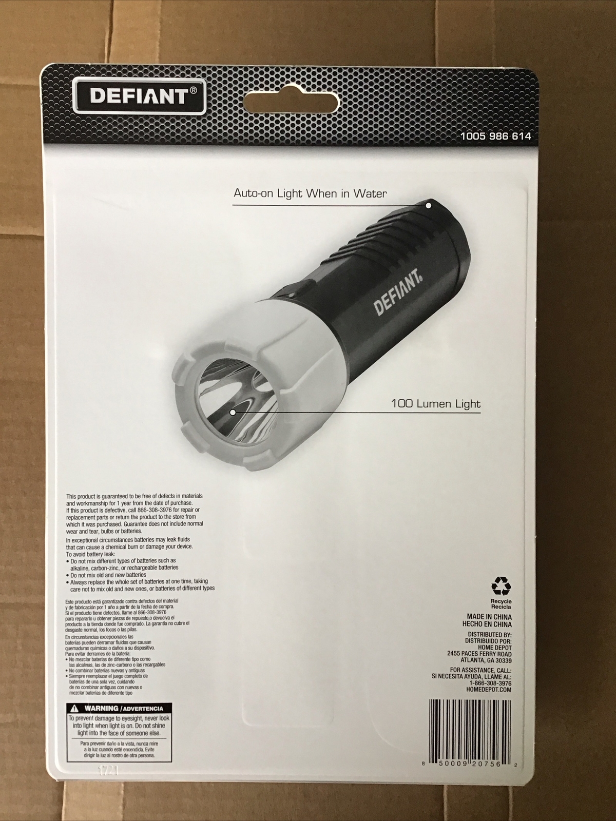 Defiant 2 Pack LED Floating Flashlights 100 Lumens | eBay