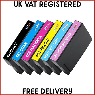 487 Ink Cartridges For Epson Stylus Photo RX620 RX630 RX640 (LOT) non ...