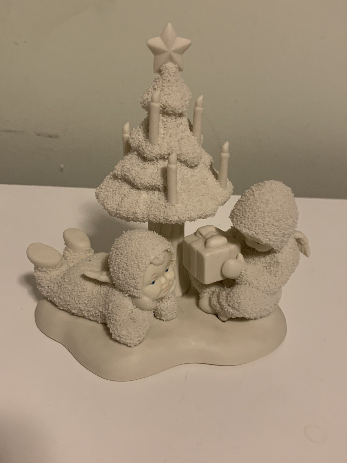 SNOWBABIES THANK YOU Christmas Tree Kids Present Figurine Department 56 ...