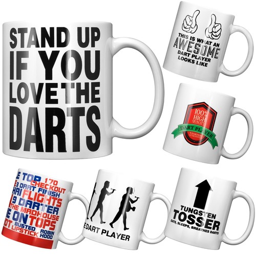 Darts Mug Cup Coffee Tea Funny 11oz Mug for Darts Players | eBay UK