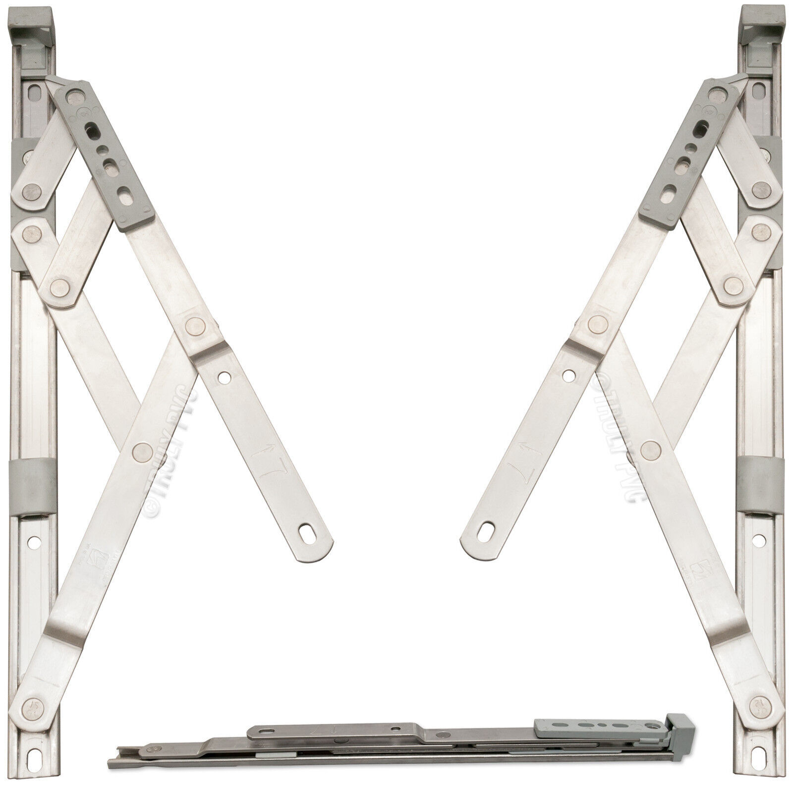uPVC Window Friction Hinge Pair of Securistyle Stays Opening Vent 17mm ...