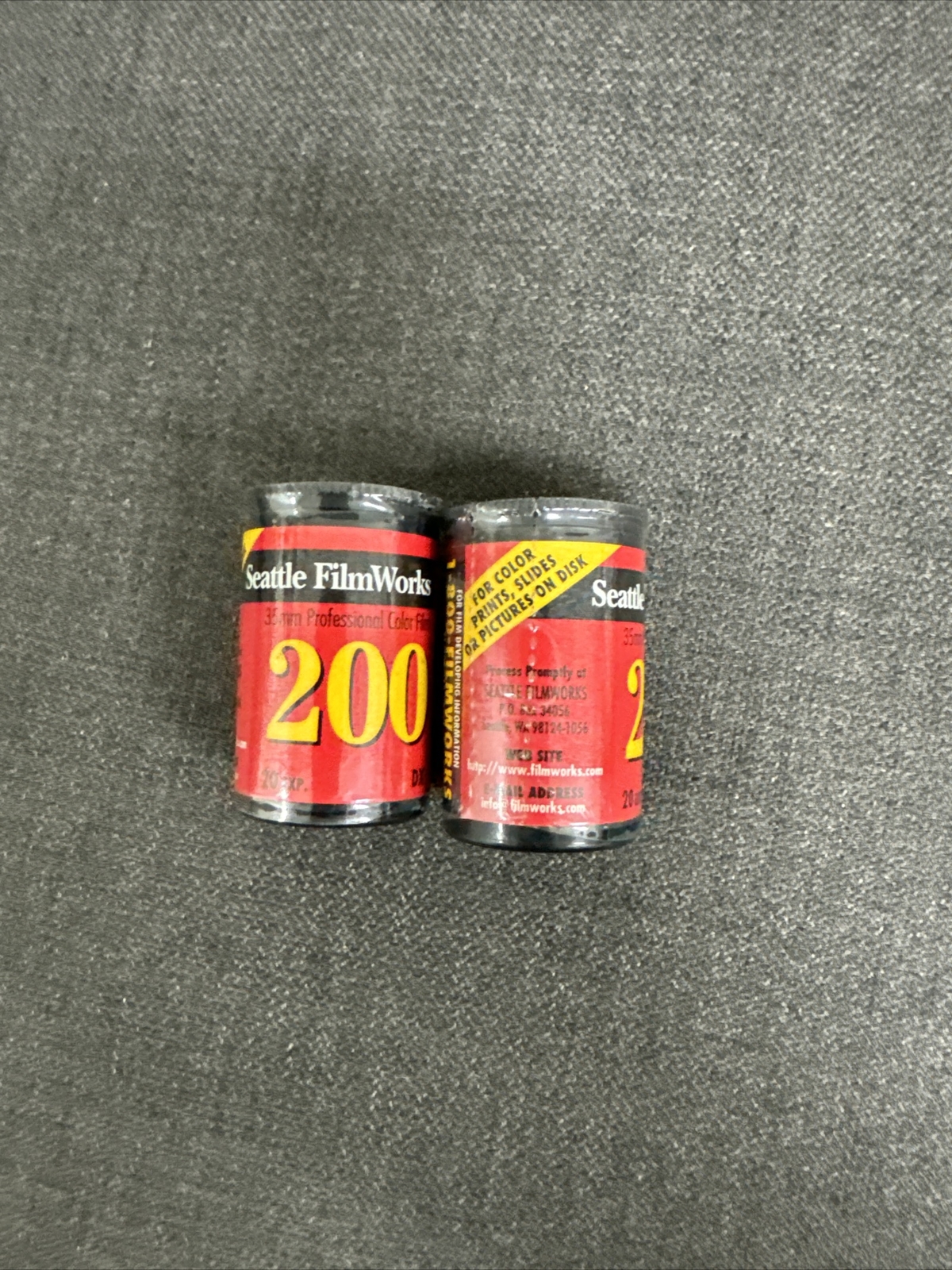 Seattle FilmWorks 35mm 20 Exposures Color ISO 200 Film ROLL SEALED X2 ...
