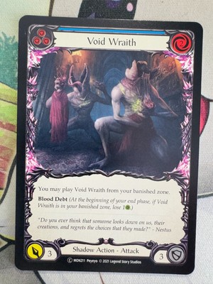 Void Wraith Nonfoil Flesh and Blood TCG FABA613 | eBay