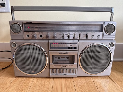 Working Panasonic Platinum Metal RX-5150 Cassette Boombox Stranger ...