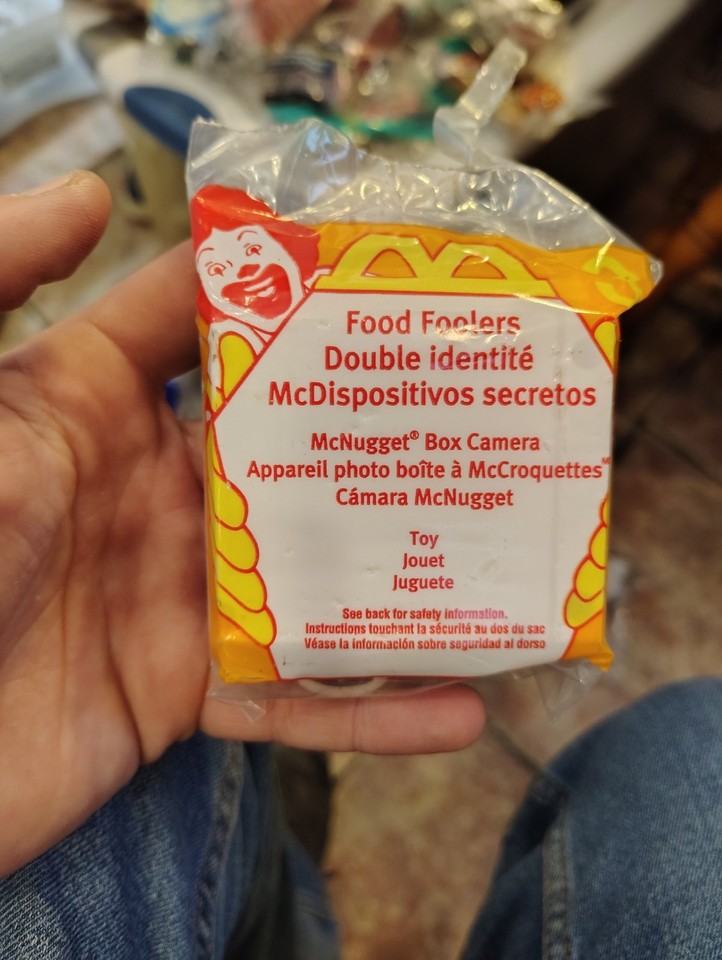 McDonalds Happy Meal Toy Food Foolers #3 McNuggets Box Camera 1999 New ...