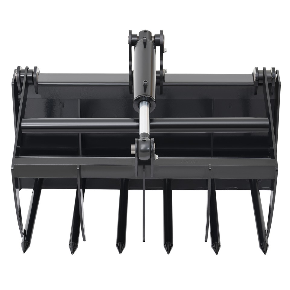 CREWORKS Mini Skid Steer Hydraulic Fork Root Grapple Attachment Grab 38 ...