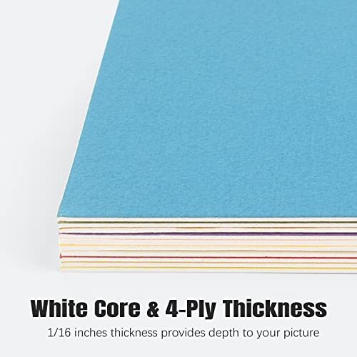 10 Pack Uncut Picture Mat Boards for Frame, Print, Artwork Assorted ...