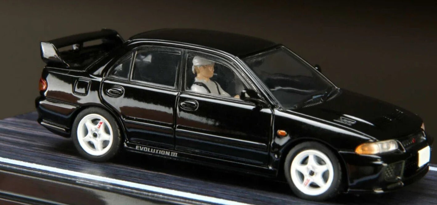 Hobby Japan 1:64 Initial D Emperor Lancer Evolution III Kyoichi Sudo ...