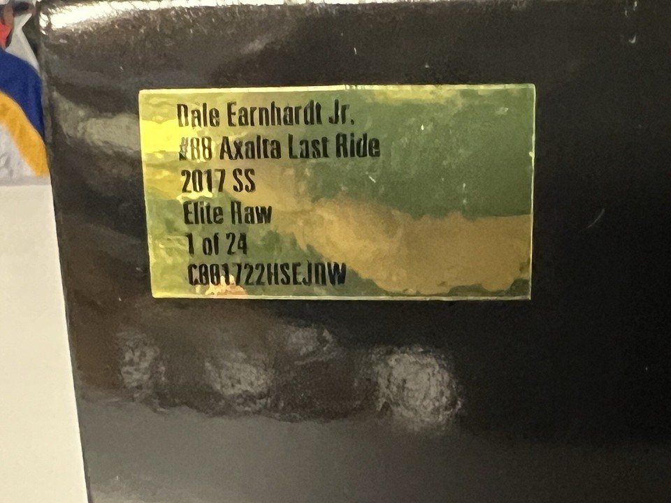 RARE*** Dale Earnhardt Jr Last Ride 2017 Axalta 1:24 Scale ELITE RAW 1/ ...