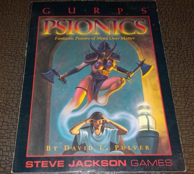 RPG GURPS Steve Jackson games Roleplaying PSionics sourcebook | eBay