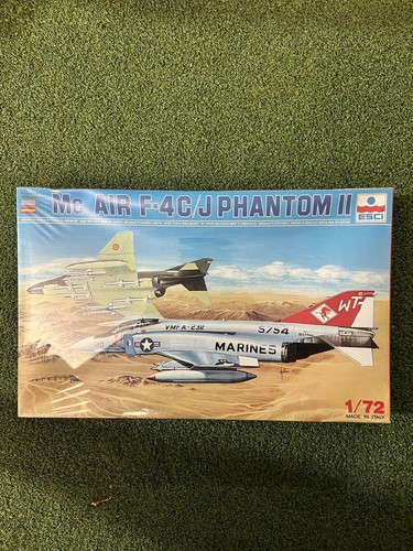 Vintage ESCI Mc AIR F-4C/J PHANTOM II Model Airplane Kit 1:72 Sealed | eBay