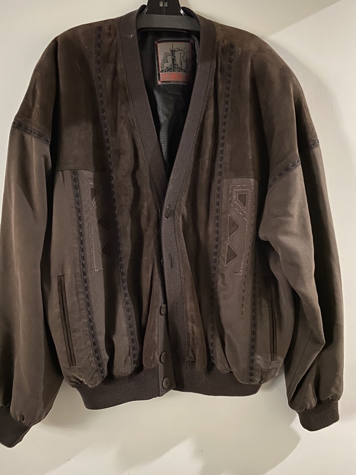 Mens Suede Jacket 44 Torras. Made in Spain | eBay