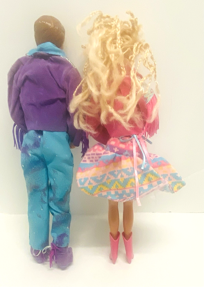 VINTAGE 1989 WESTERN FUN BARBIE AND WESTERN FUN KEN DOLL | eBay