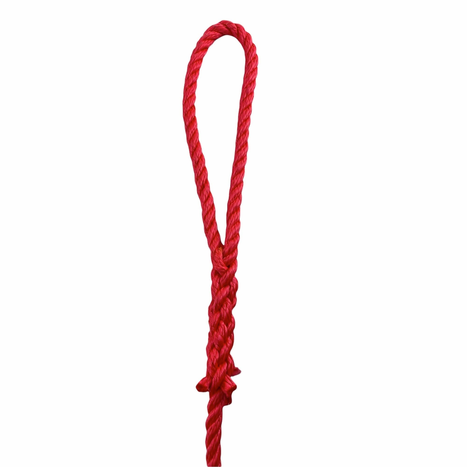 2 x 14mm Red Softline Mooring Ropes x 12m C/W 8inch Soft Eye, Warps ...