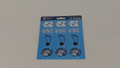 New Made In USA NCAA 12 Mini Vinyl Decal Sticker North Carolina Tar ...