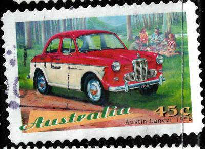 Australia - 1997 - 45¢ - Classic Cars - 1958 Austin Lancer sedan ...